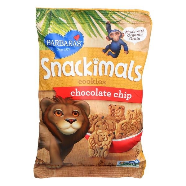 Barbara's Bakery Snackimals Cookies - Chocolate Chip - Case Of 18 - 2 ...
