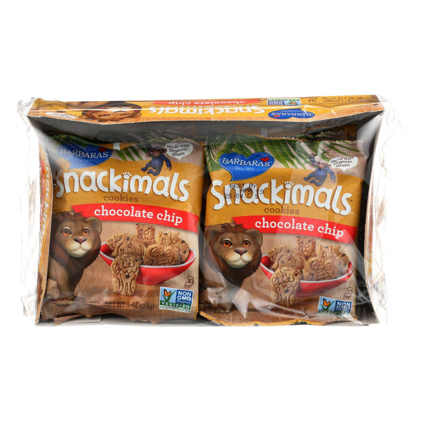 Barbara's Bakery Snackimals Cookies - Chocolate Chip - Case Of 6 - 1 O ...