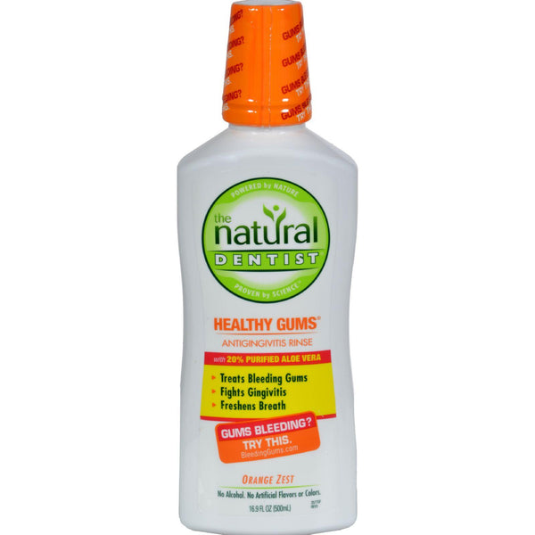 Natural Dentist Daily Healthy Gums Antigingivitis Rinse Orange Zest ...